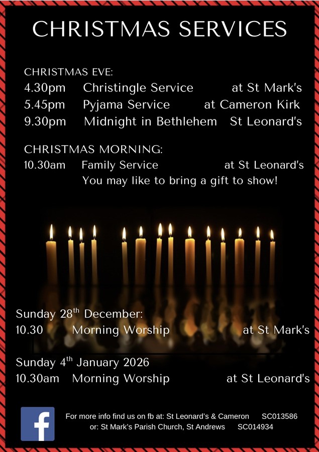 Sunday Worship – Cameron & St Leonard's Parish Church